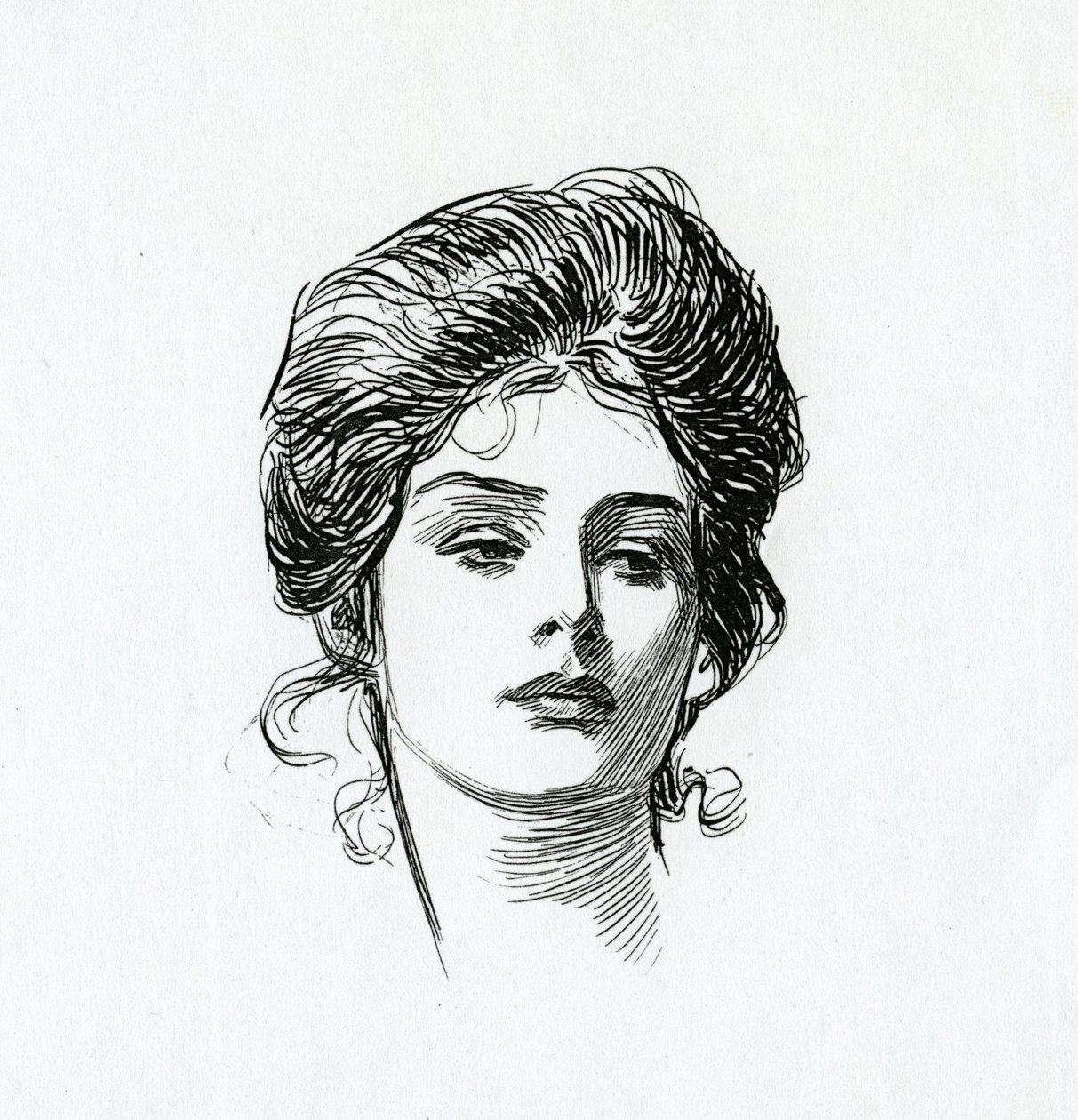 A Gibson Girl by Charles Dana Gibson: Buy fine art print